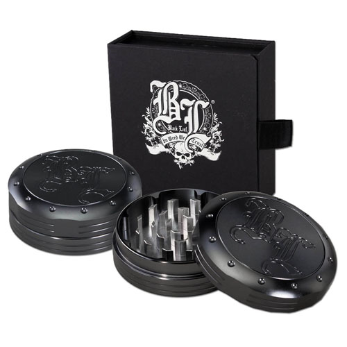 Deep Engraving Grinder 2-part - Black Leaf | Dutch-smart